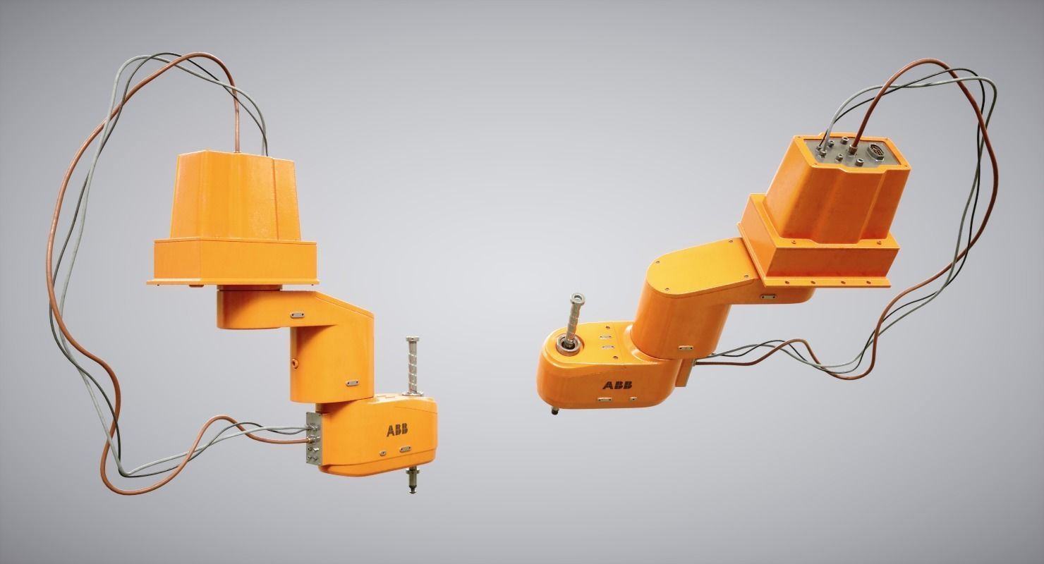Industrial Robot IRB 910INV SCARA 3D model animated rigged | CGTrader