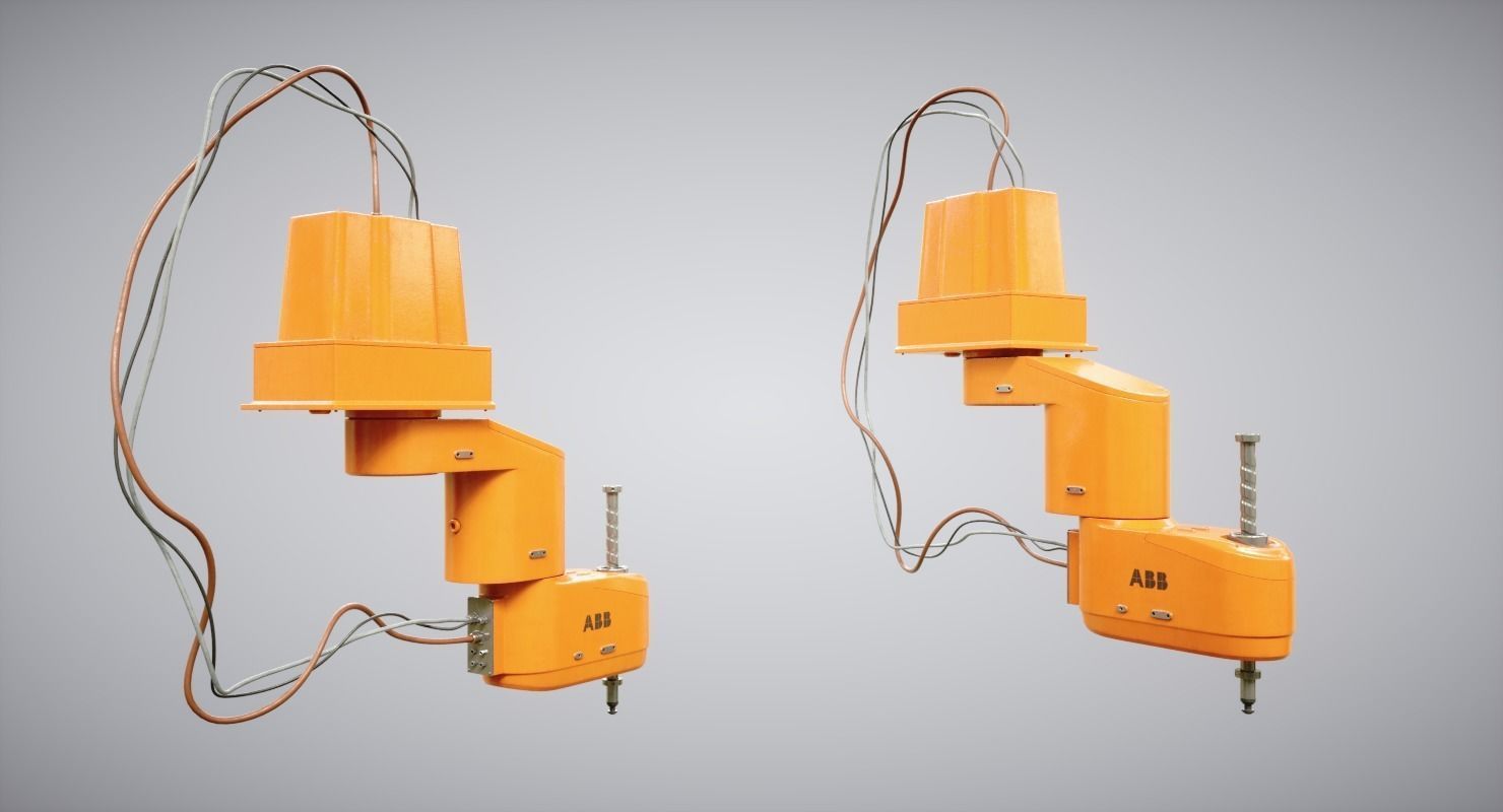 Industrial Robot IRB 910INV SCARA 3D model animated rigged | CGTrader