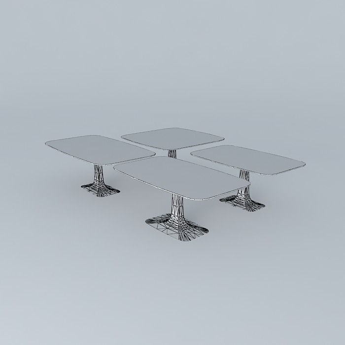 Surf Tables - by Zanotta free 3D model | CGTrader