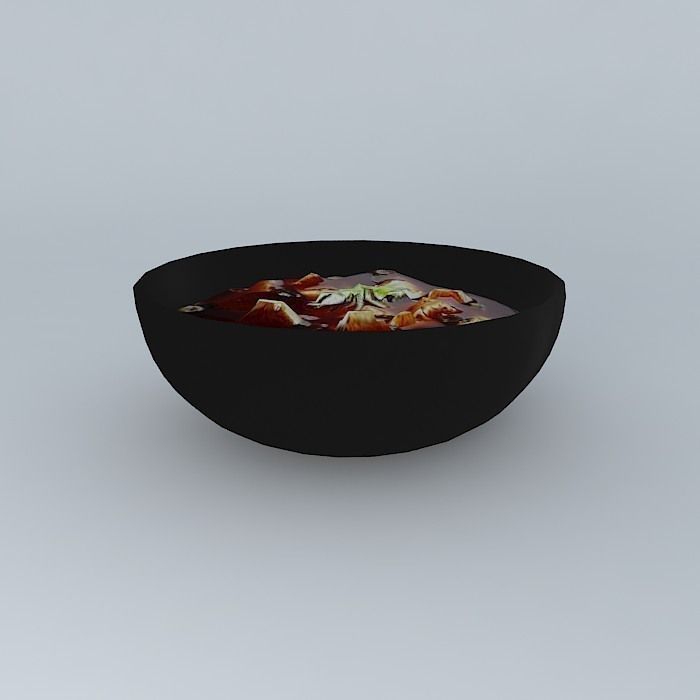 Bowl of Yakisoba - Miojo free 3D model | CGTrader
