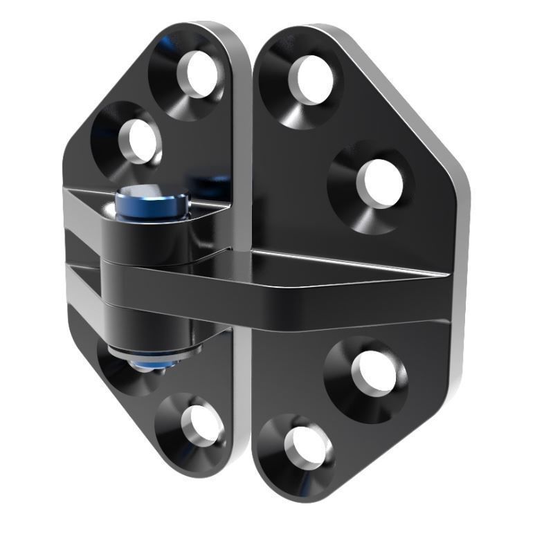 Door hinge 3D model 3D printable | CGTrader