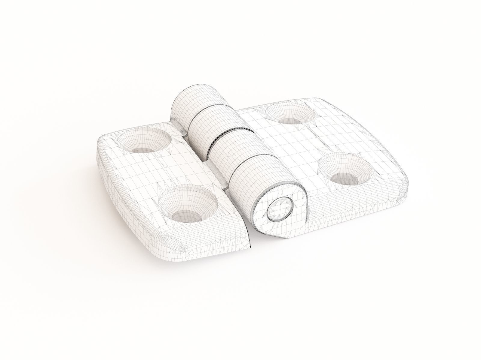 Hinge 08 3D model | CGTrader