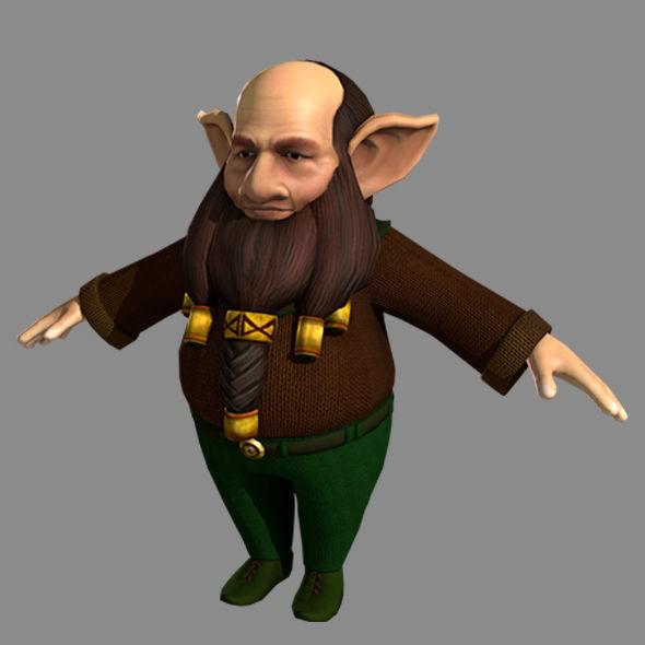 3D model Character Elf VR / AR / low-poly | CGTrader