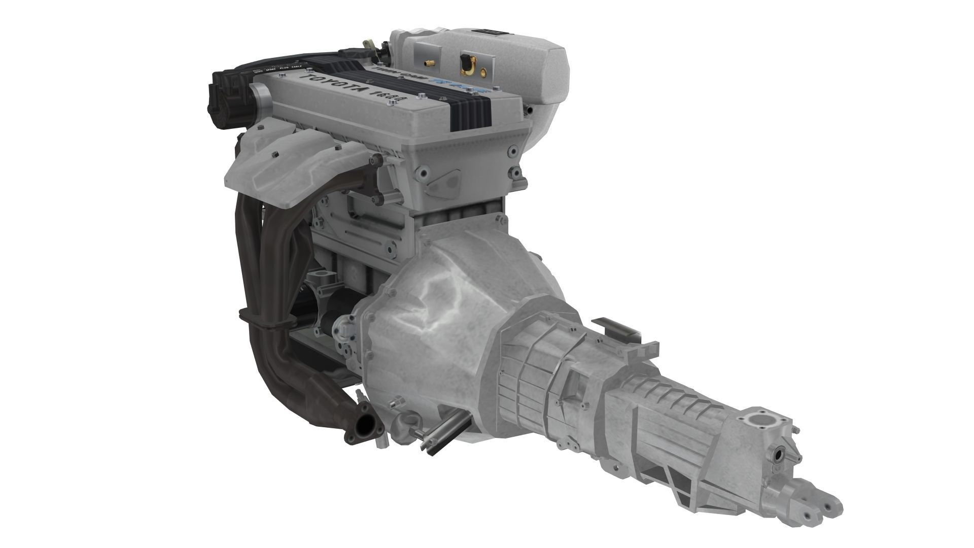 3D model Toyota 4AGE Bluetop engine VR / AR / low-poly | CGTrader