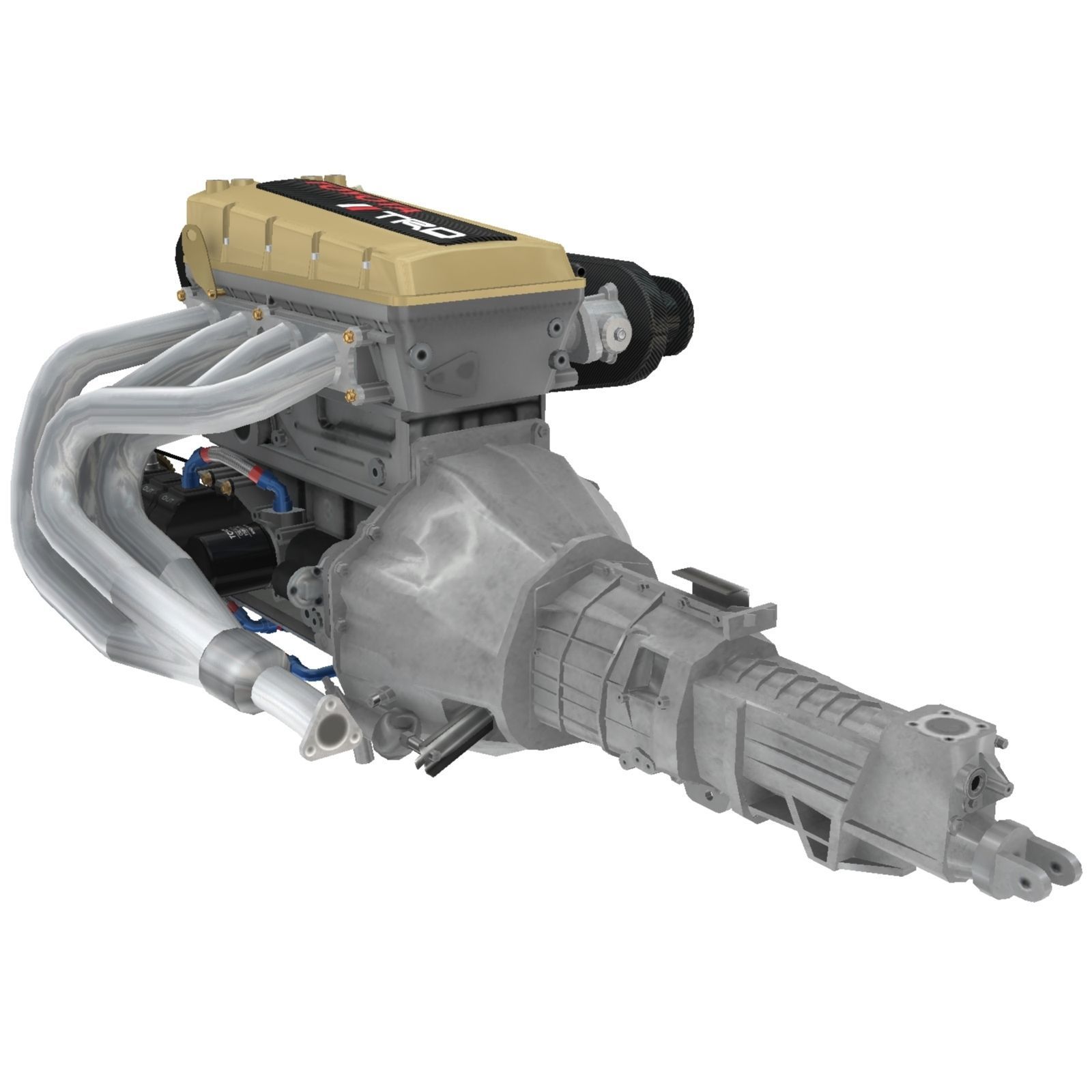 3D model Toyota TRD 4AGE Formula Atlantic engine VR / AR / low-poly ...