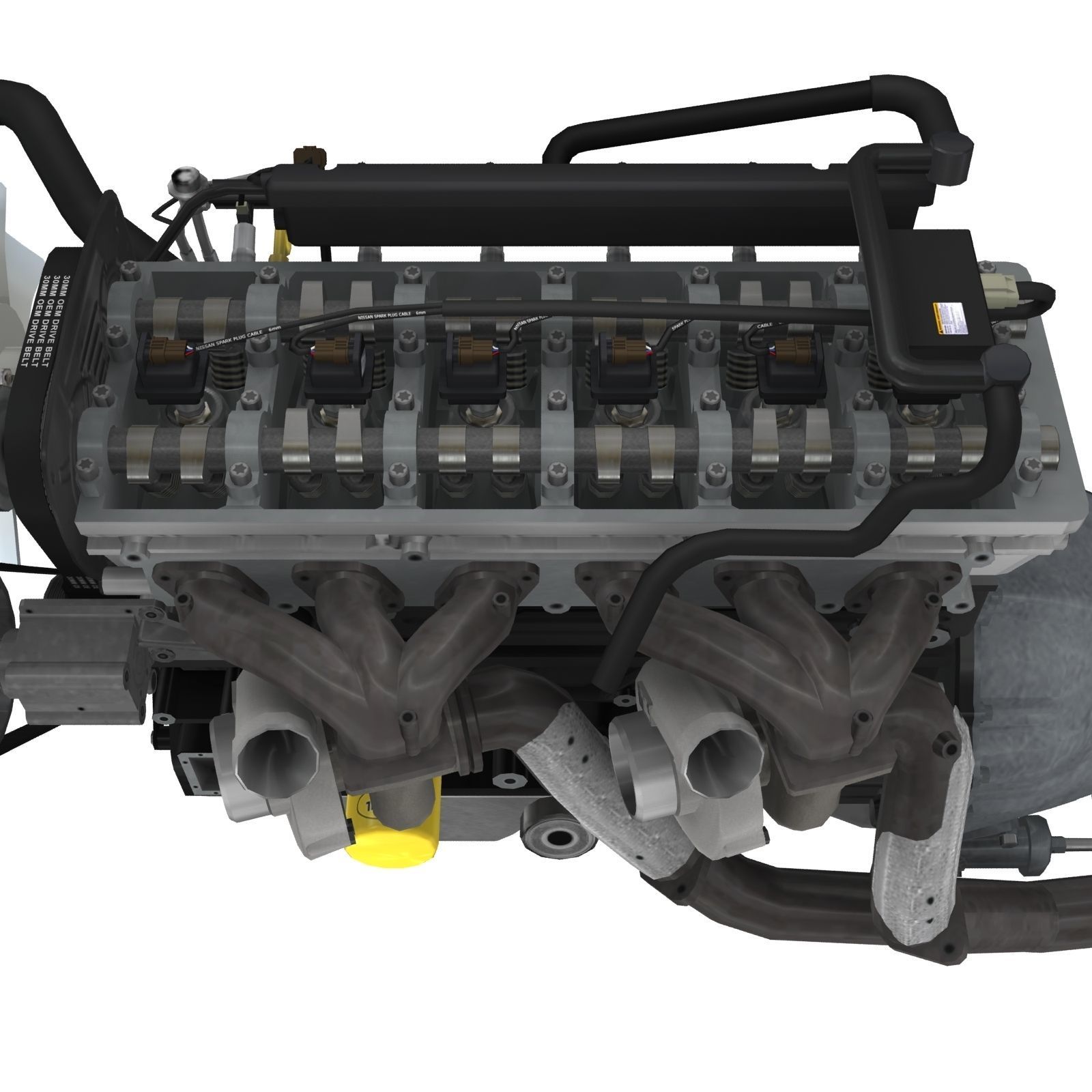 3D model Nissan RB26DETT N1 Spec Nur engine VR / AR / low-poly | CGTrader