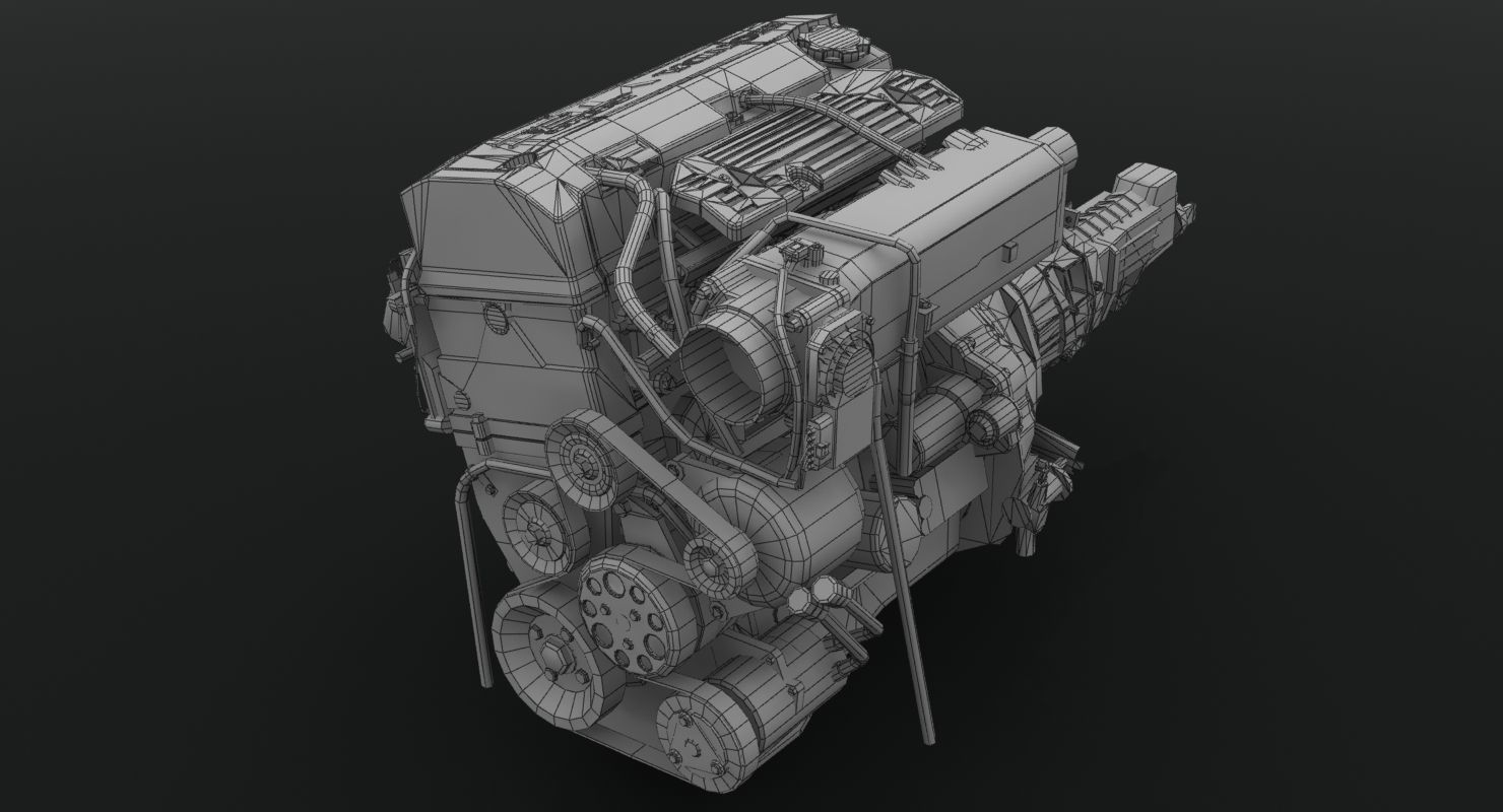 Honda F series engine pack 3D Model Collection | CGTrader