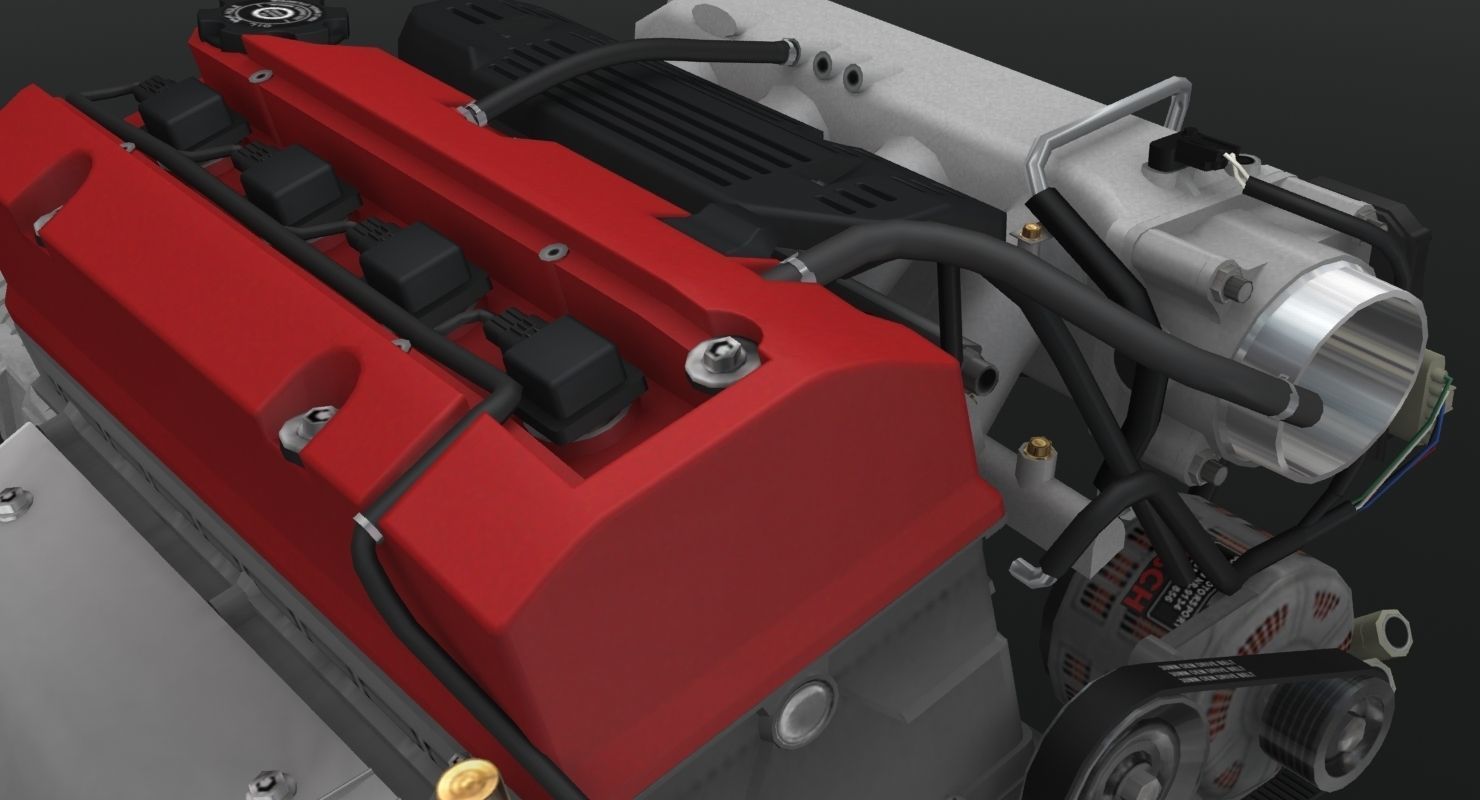 Honda F series engine pack 3D Model Collection | CGTrader