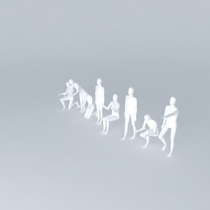 3D PERSONS HUMANS DUMMIES HUMAN CHARACTERS free 3D model | CGTrader