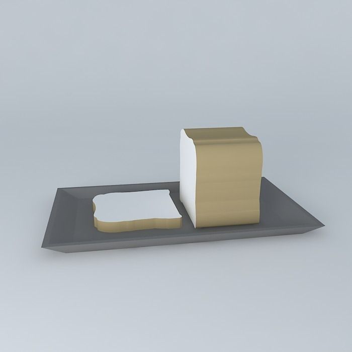 Toast / toast - Bread / Bread free 3D model | CGTrader