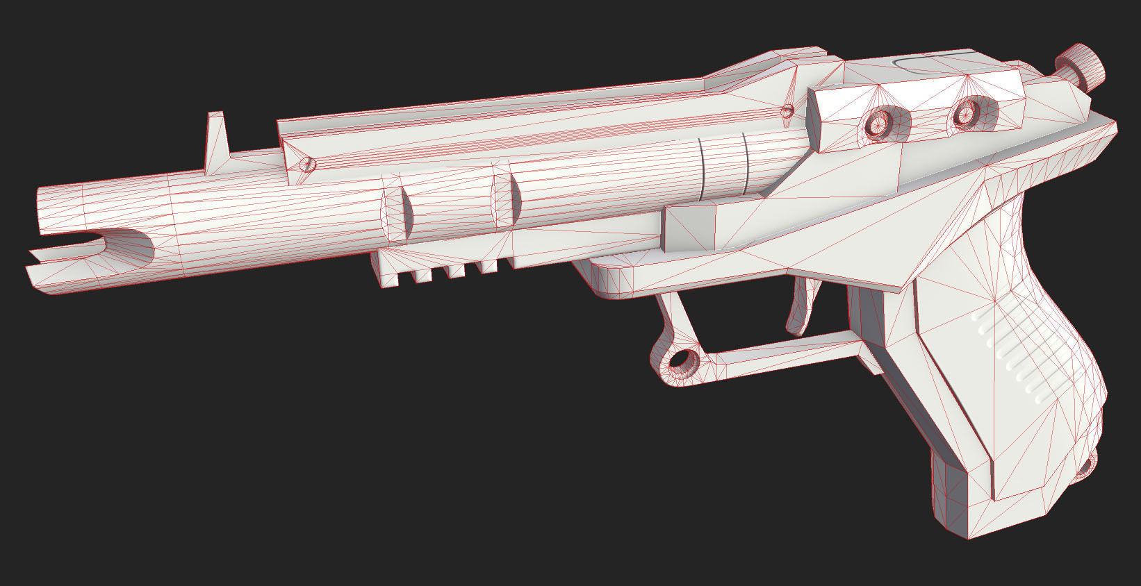 3D model Blaster Pistol VR / AR / low-poly | CGTrader