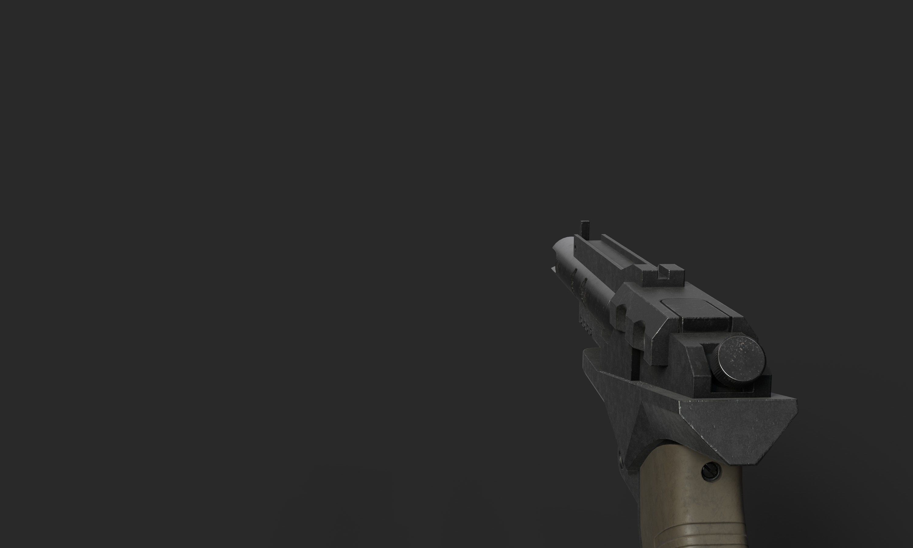 3D model Blaster Pistol VR / AR / low-poly | CGTrader
