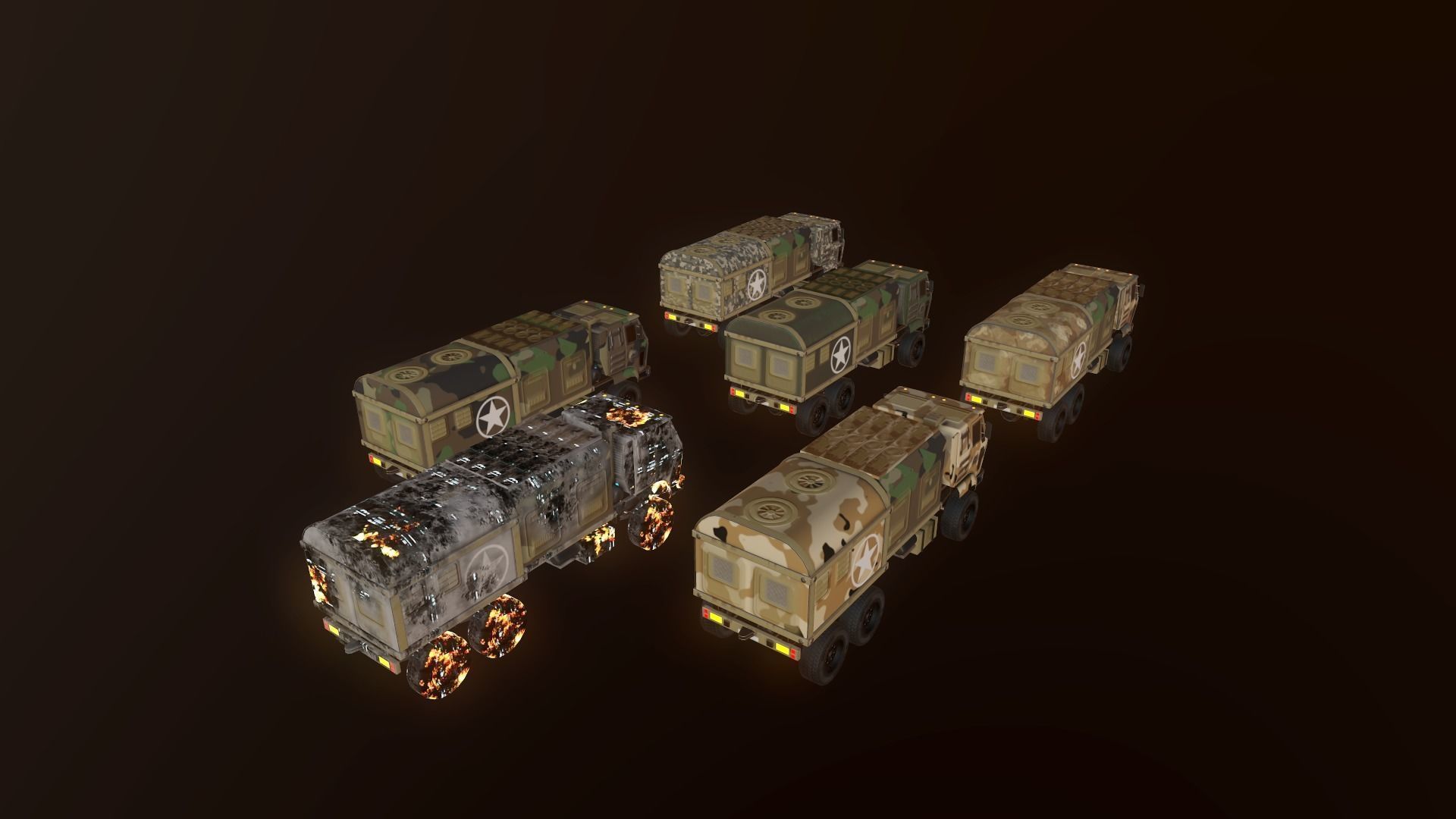 3D model Animated Radar Truck VR / AR / low-poly rigged animated | CGTrader