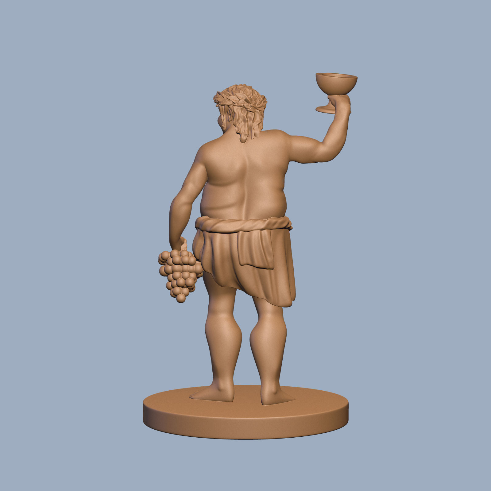 God Dionysus 3D model 3D printable | CGTrader