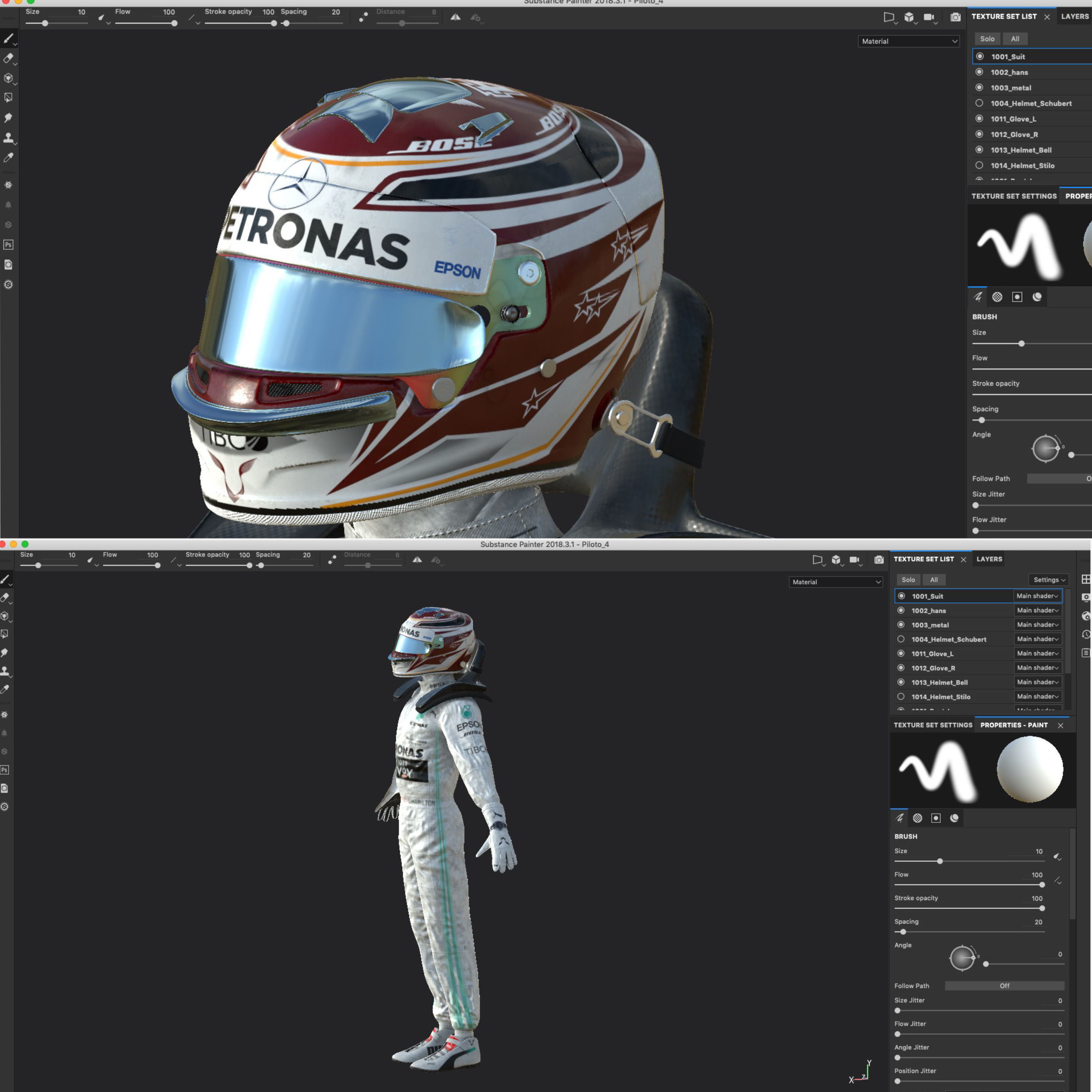 3D model Lewis Hamilton 2019 VR / AR / low-poly rigged | CGTrader