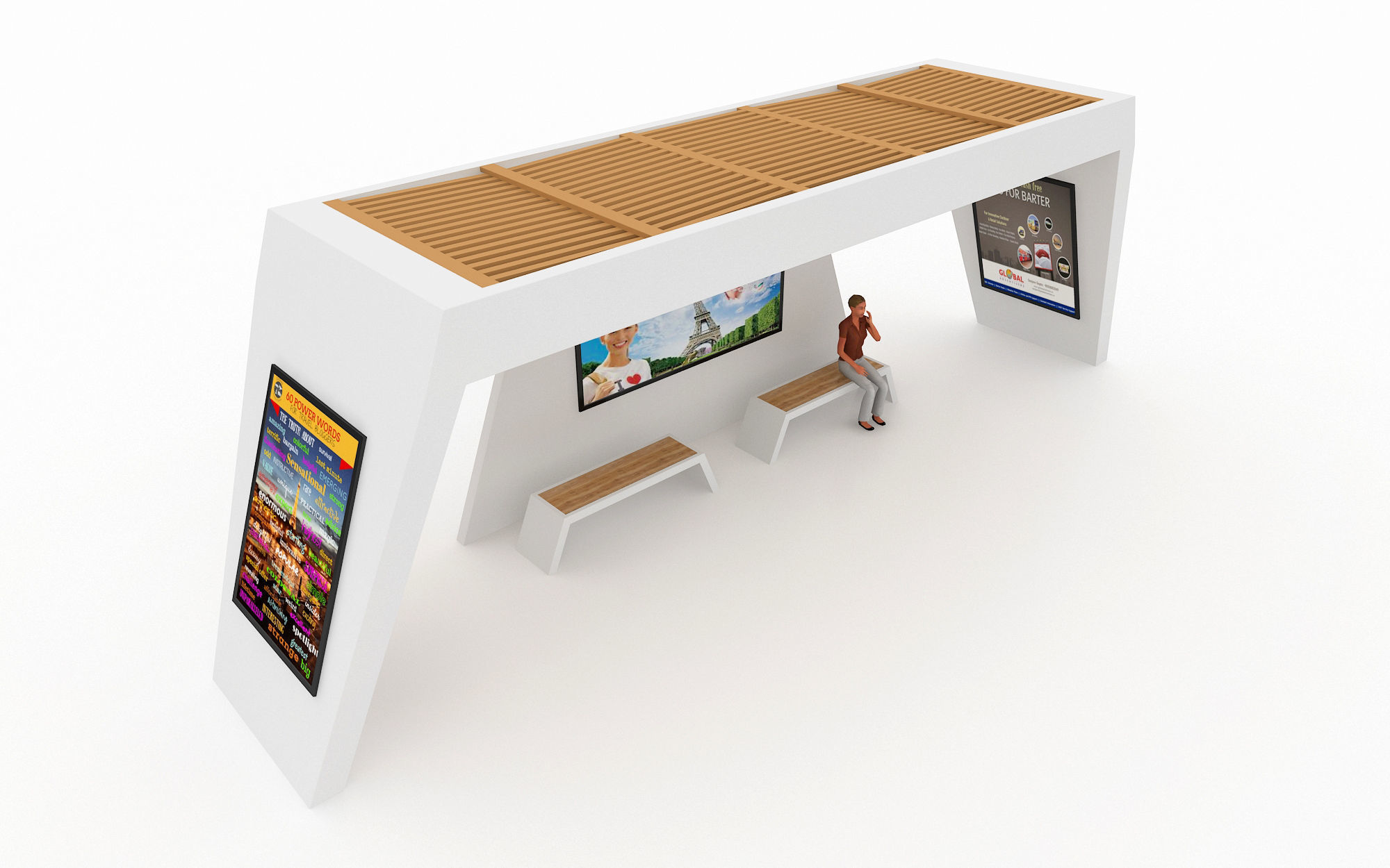 BUS STATION 6 3D model | CGTrader