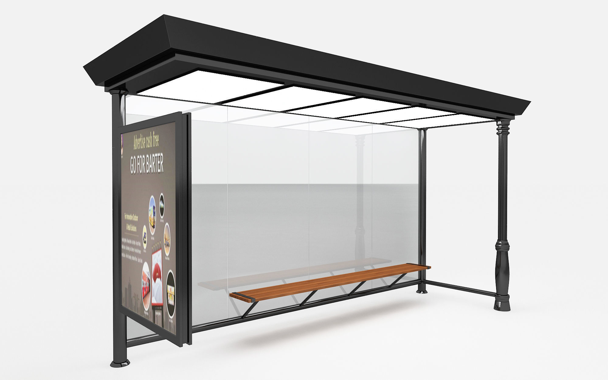 BUS STATIONS MODELS-1 5 MODELS 3D model | CGTrader