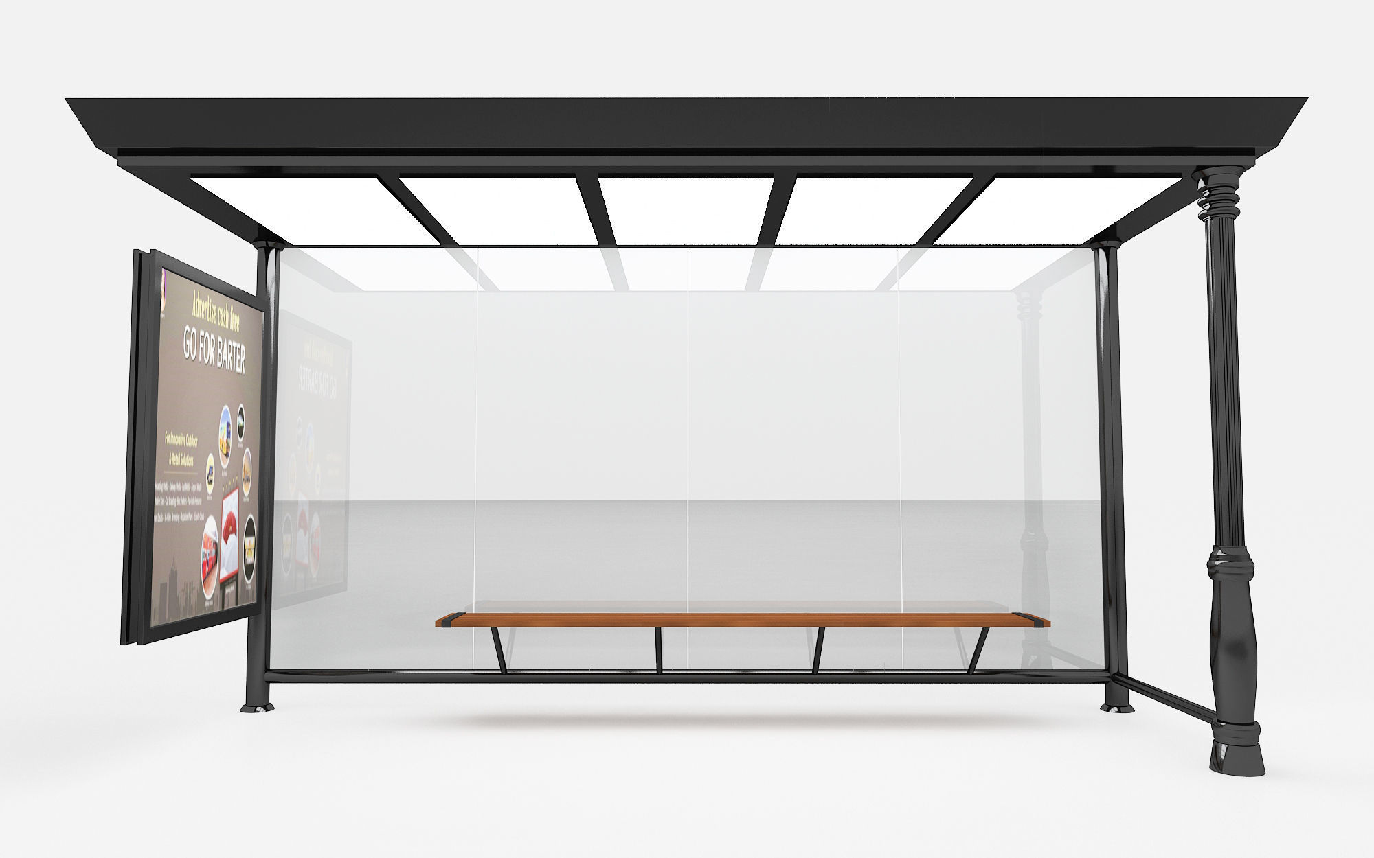 BUS STATIONS MODELS-1 5 MODELS 3D model | CGTrader