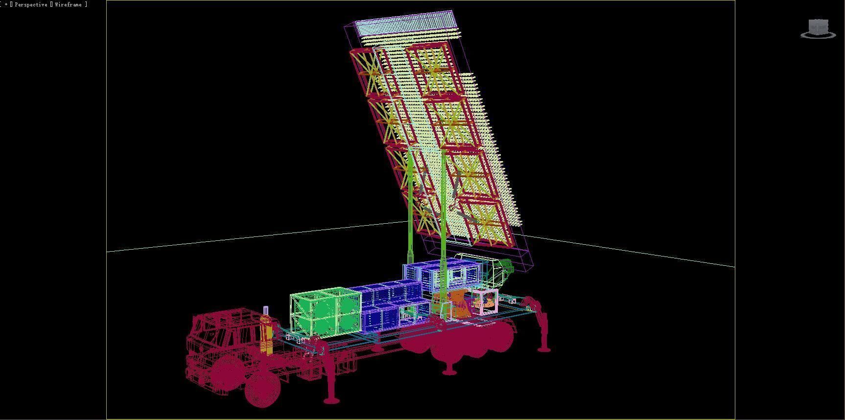 Military Radar Vehicle SLC-7 Chinese Radar PLA 3D model | CGTrader