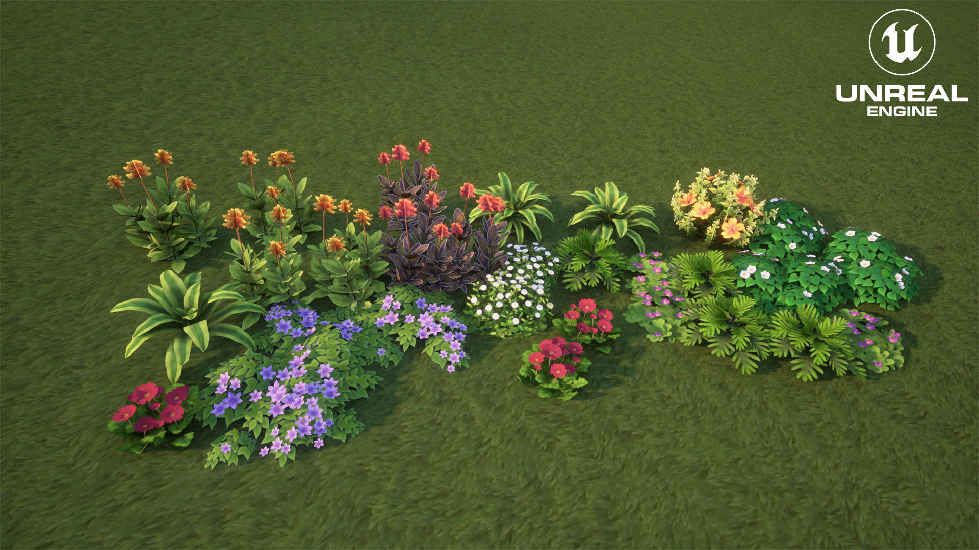 3D model Flower Pack G01 VR / AR / low-poly | CGTrader