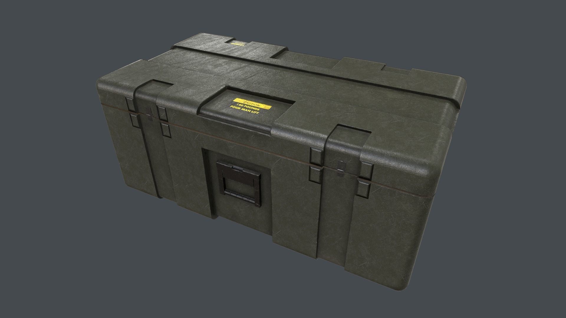 3D model Military Weapon Crate PBR Game Ready VR / AR / low-poly | CGTrader