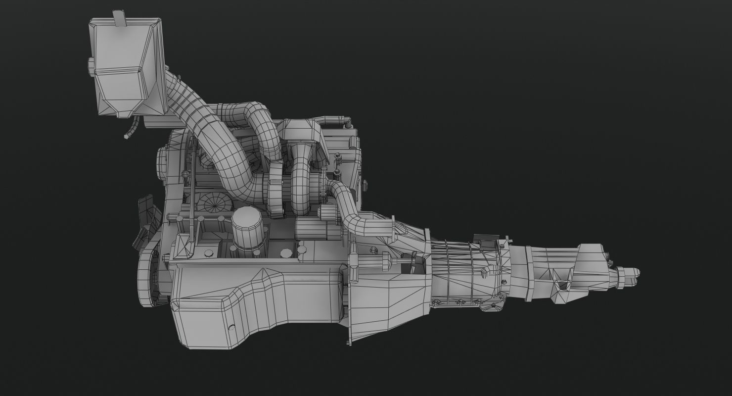 3D model Nissan CA18DET engine VR / AR / low-poly | CGTrader