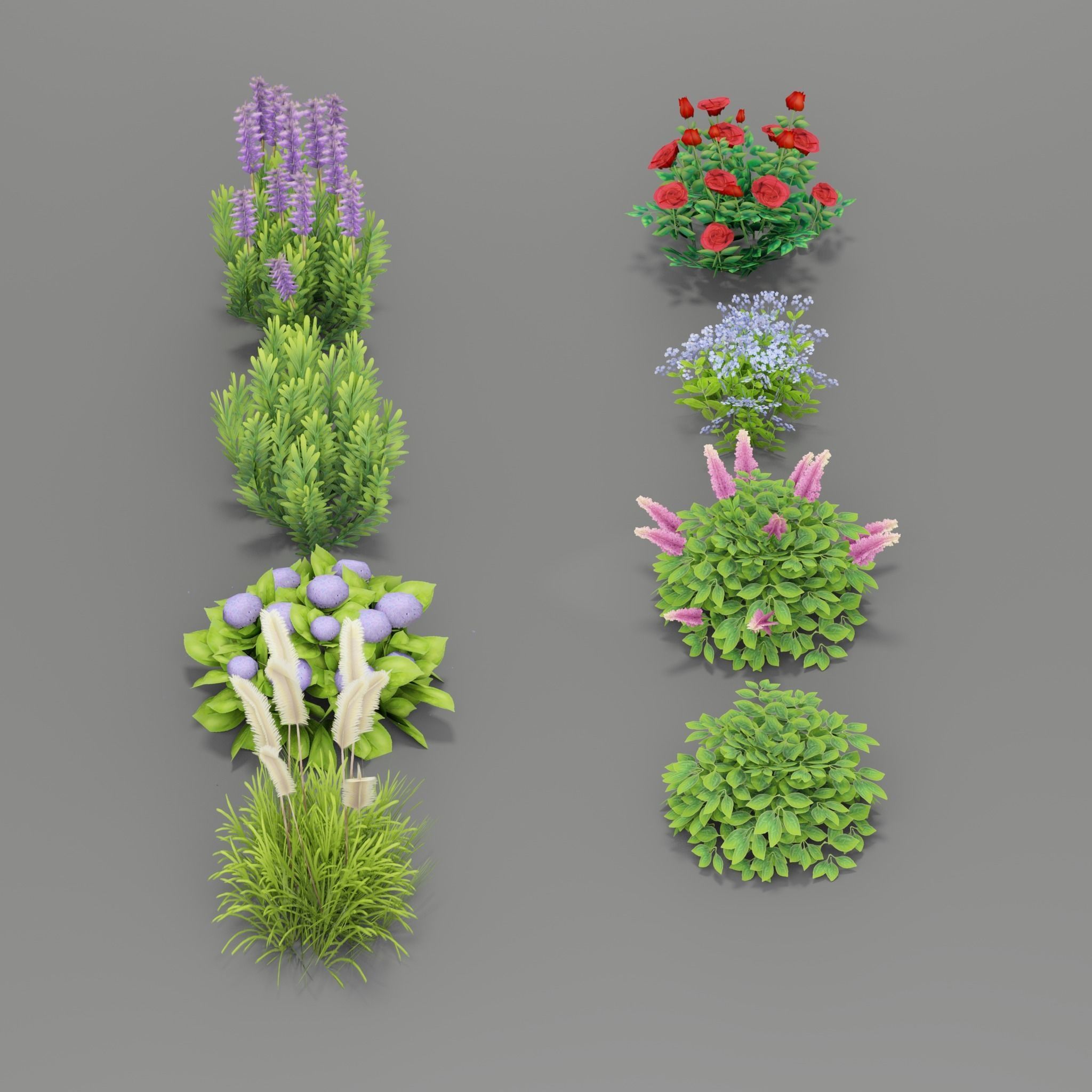 3D model Flower Pack G02 VR / AR / low-poly | CGTrader