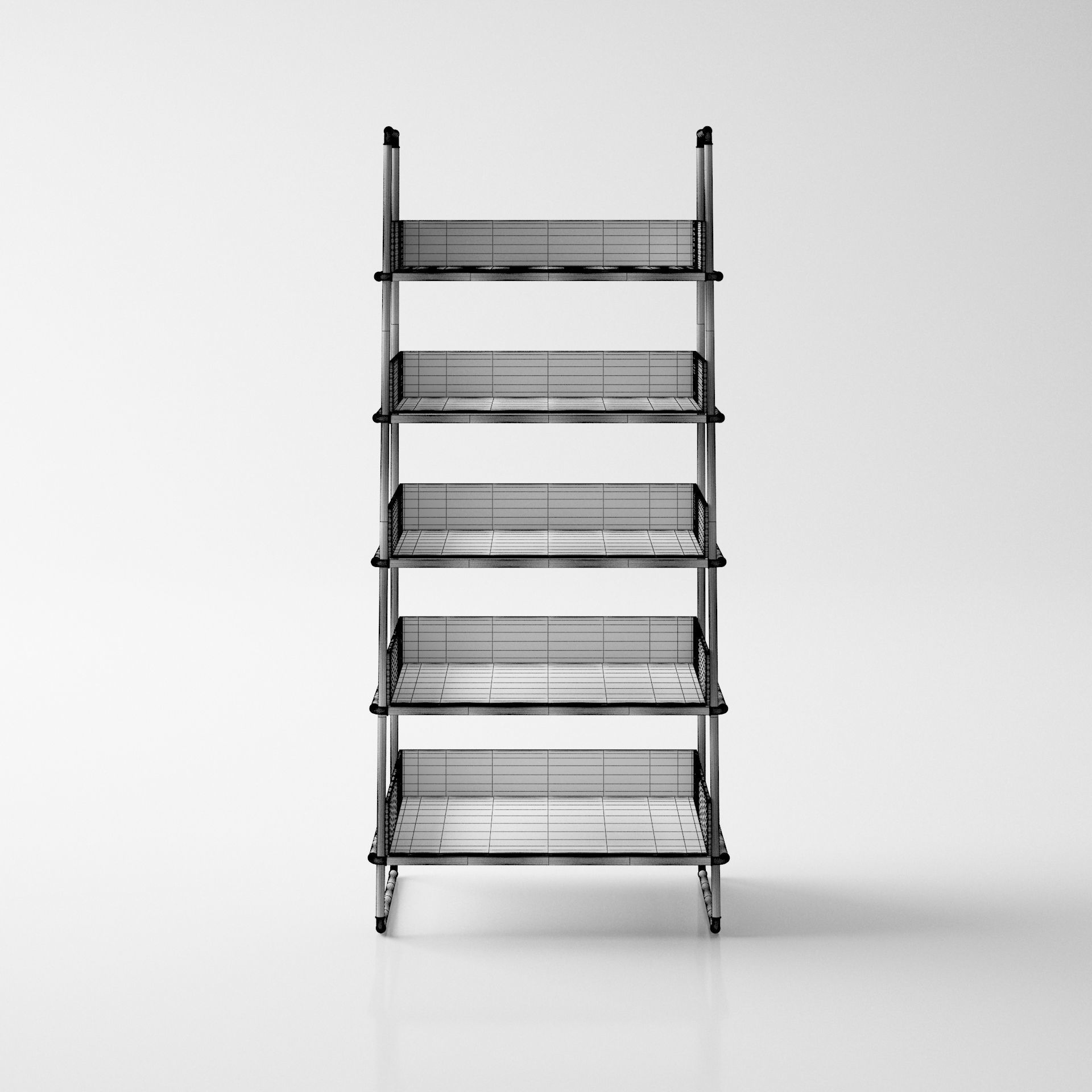 Home and Office - Book and Prop Shelf 3D model | CGTrader