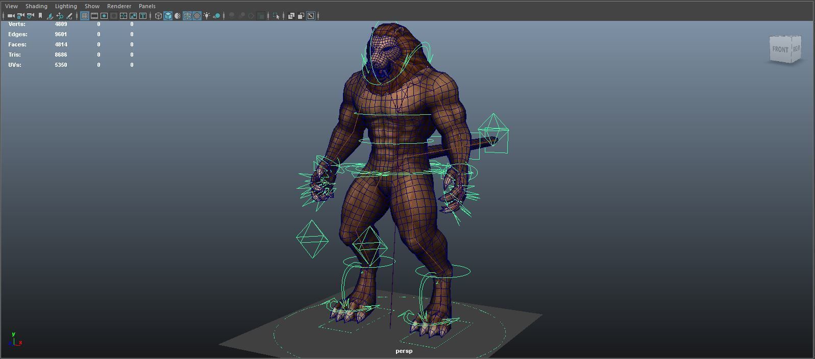 The Humanoid Werewolf 3D model | CGTrader