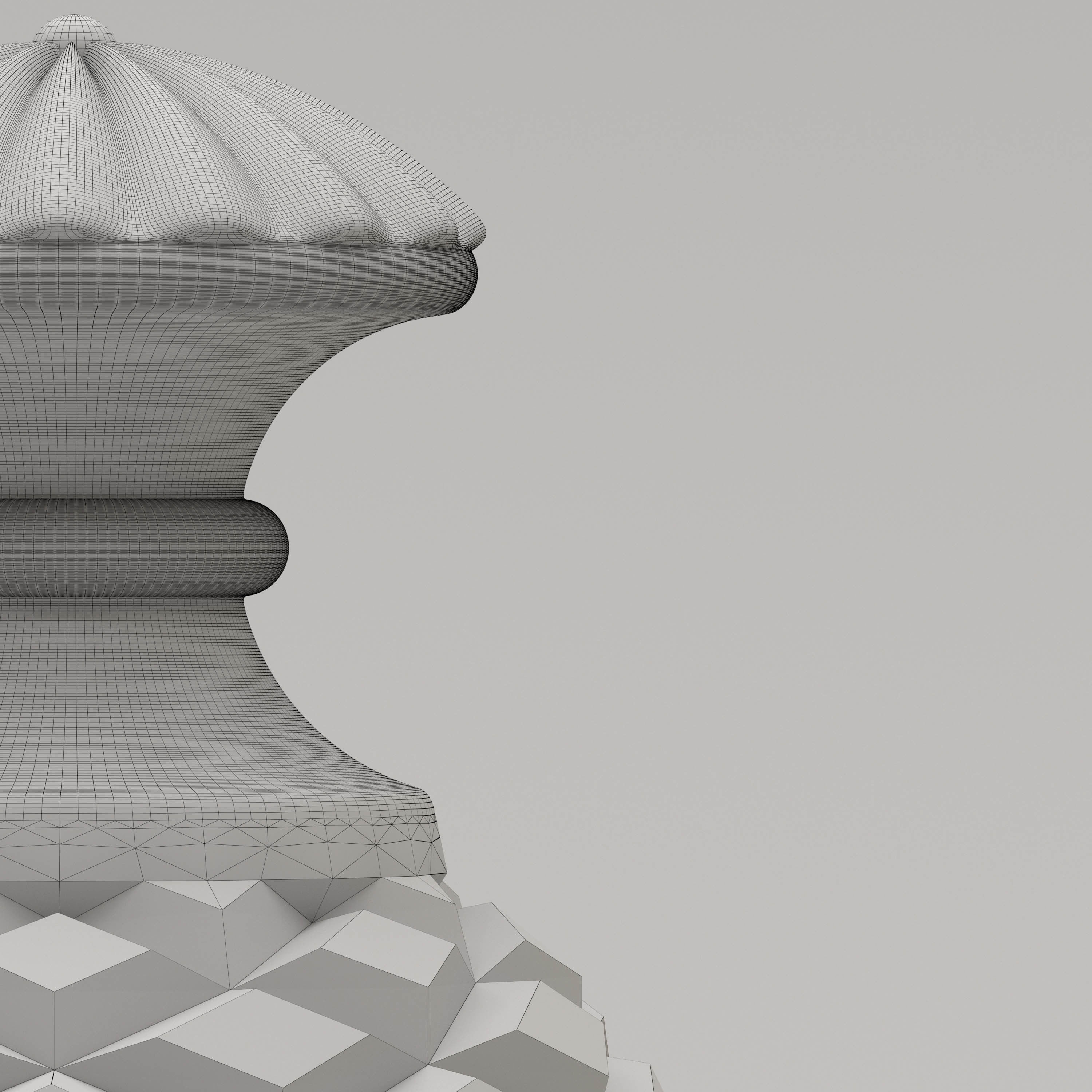 Carved Finial 3D model | CGTrader