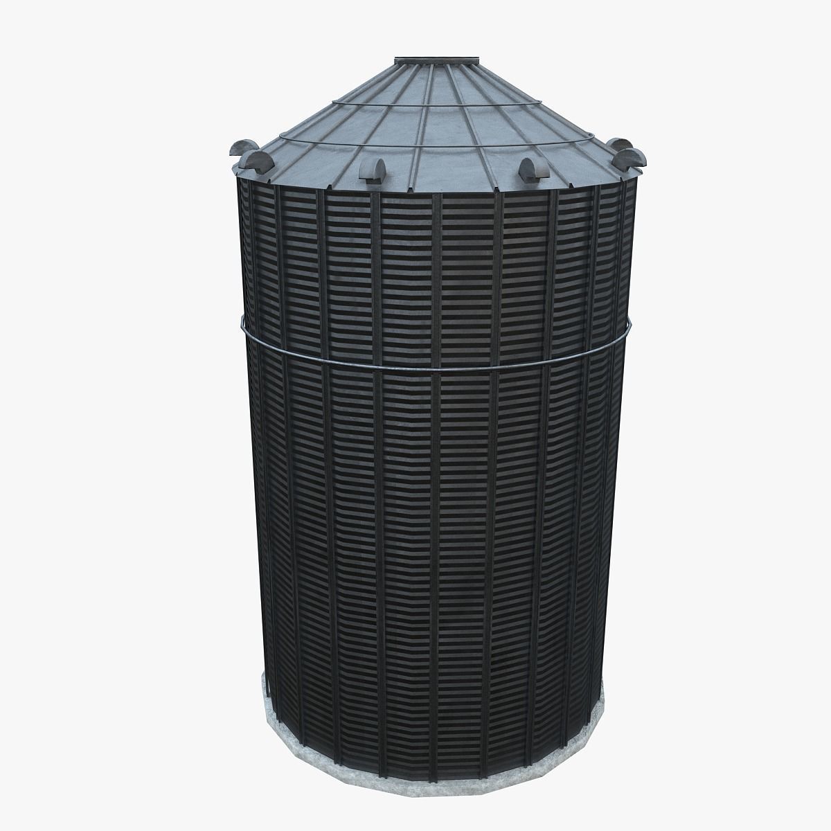 3D model Grain silo2 VR / AR / low-poly | CGTrader