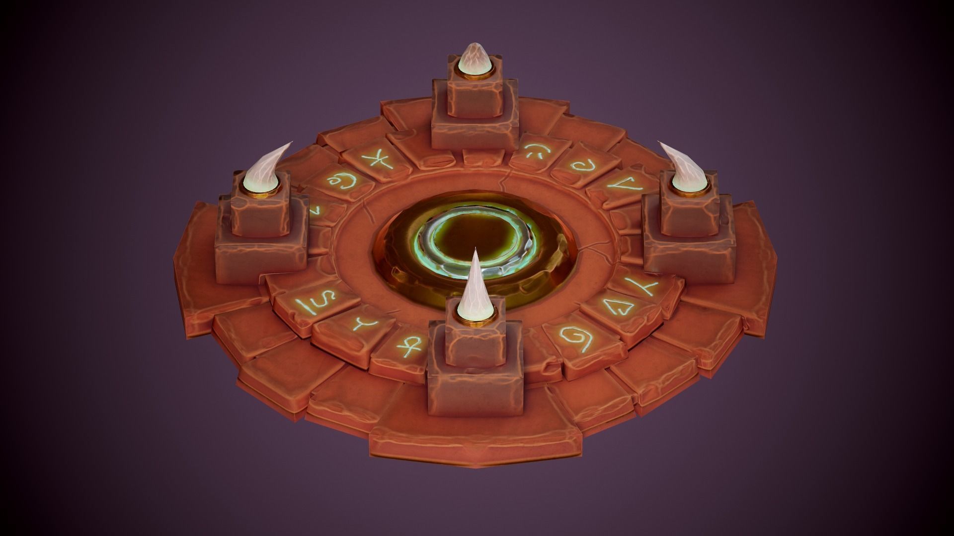 3D model Stylized Altar VR / AR / low-poly | CGTrader