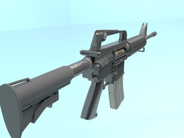 M-16 A3 3D model | CGTrader