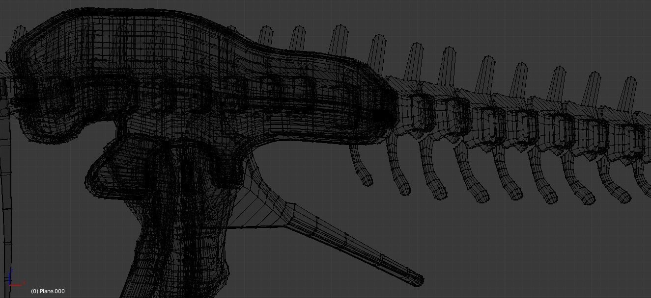 3D model Tyrannosaurus Rex or T-Rex Dinosaur Skeleton VR / AR / low ...