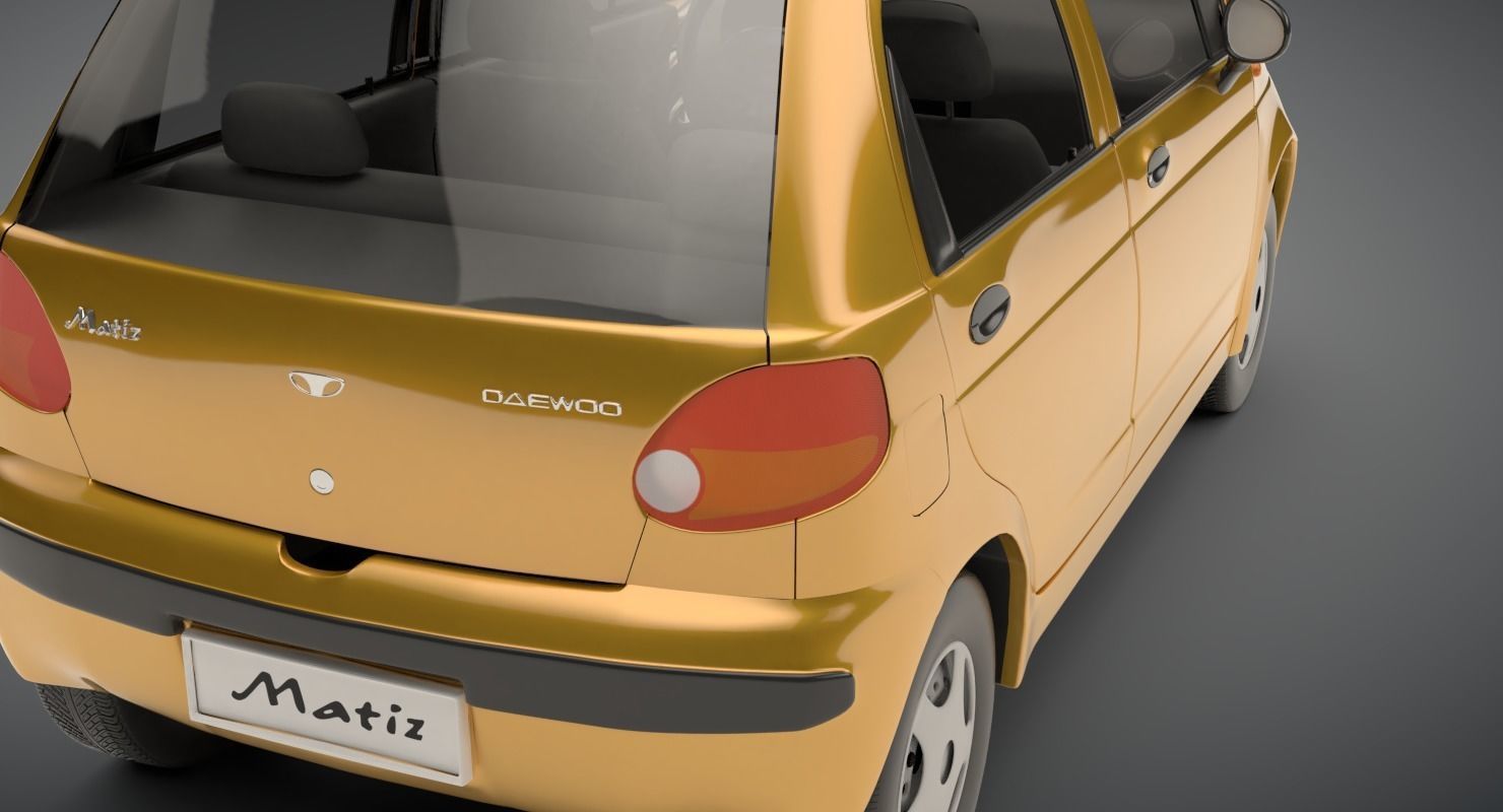 Daewoo Matiz 3D model | CGTrader