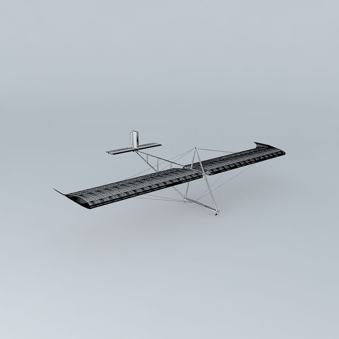 Glider Primary prototype 3D model | CGTrader