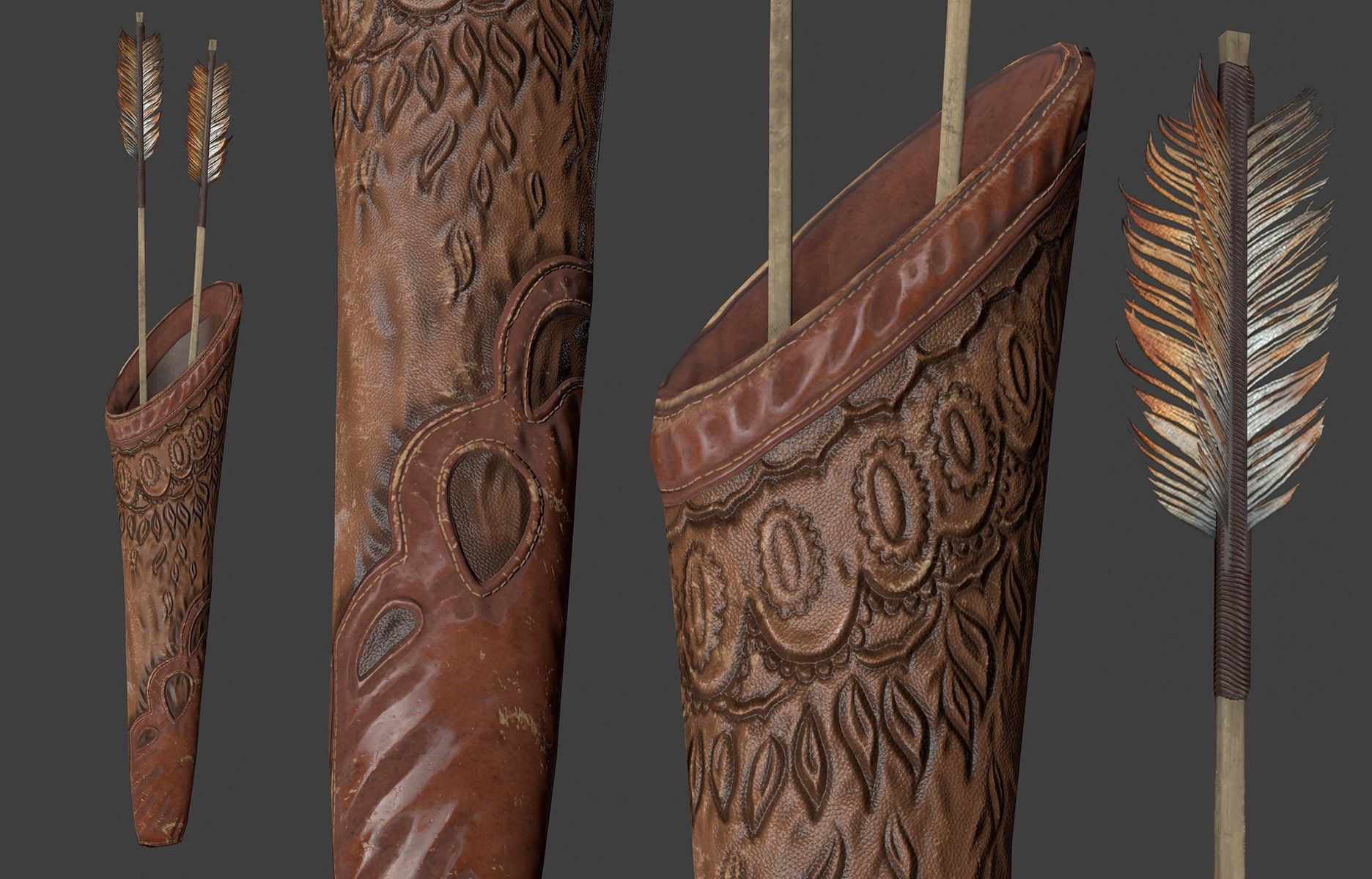 3D model Archer Weapon - Bow VR / AR / low-poly | CGTrader