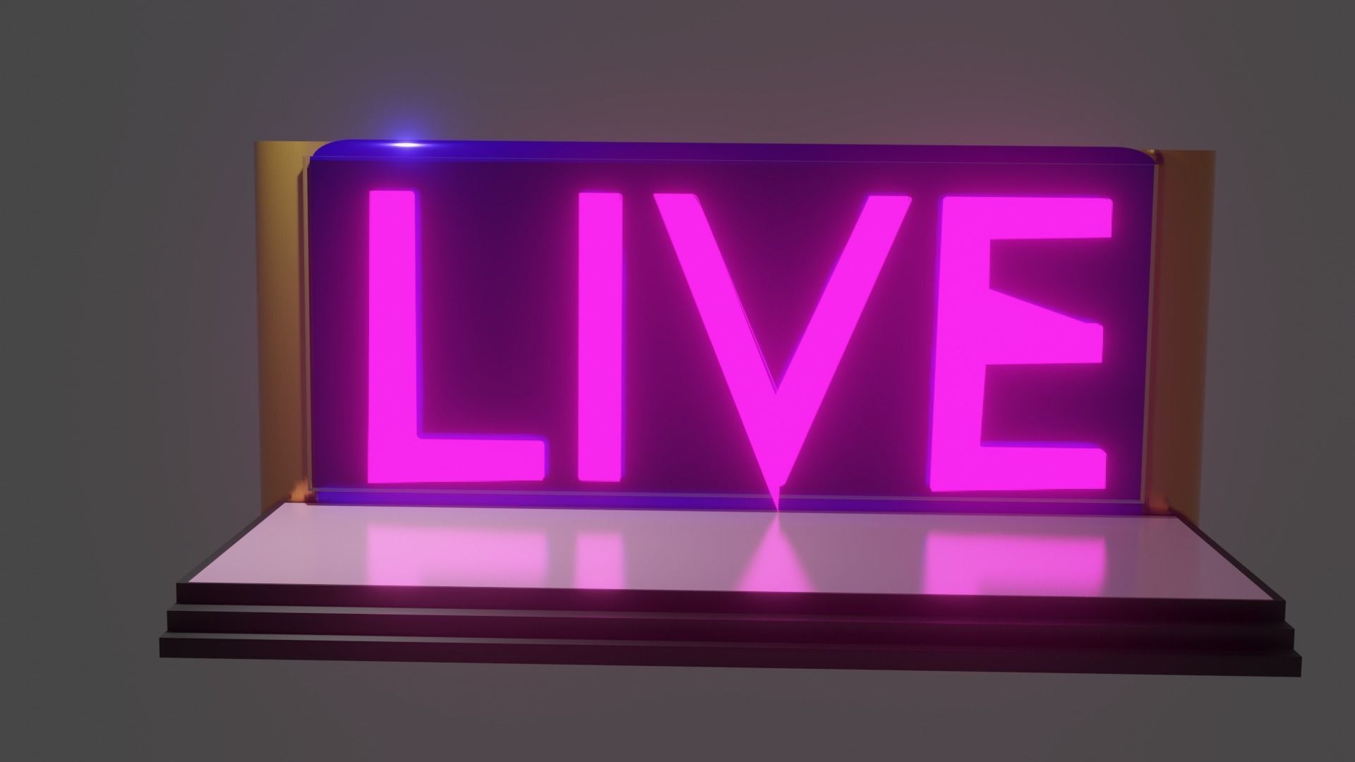 The Live stage 3D model free free 3D model | CGTrader