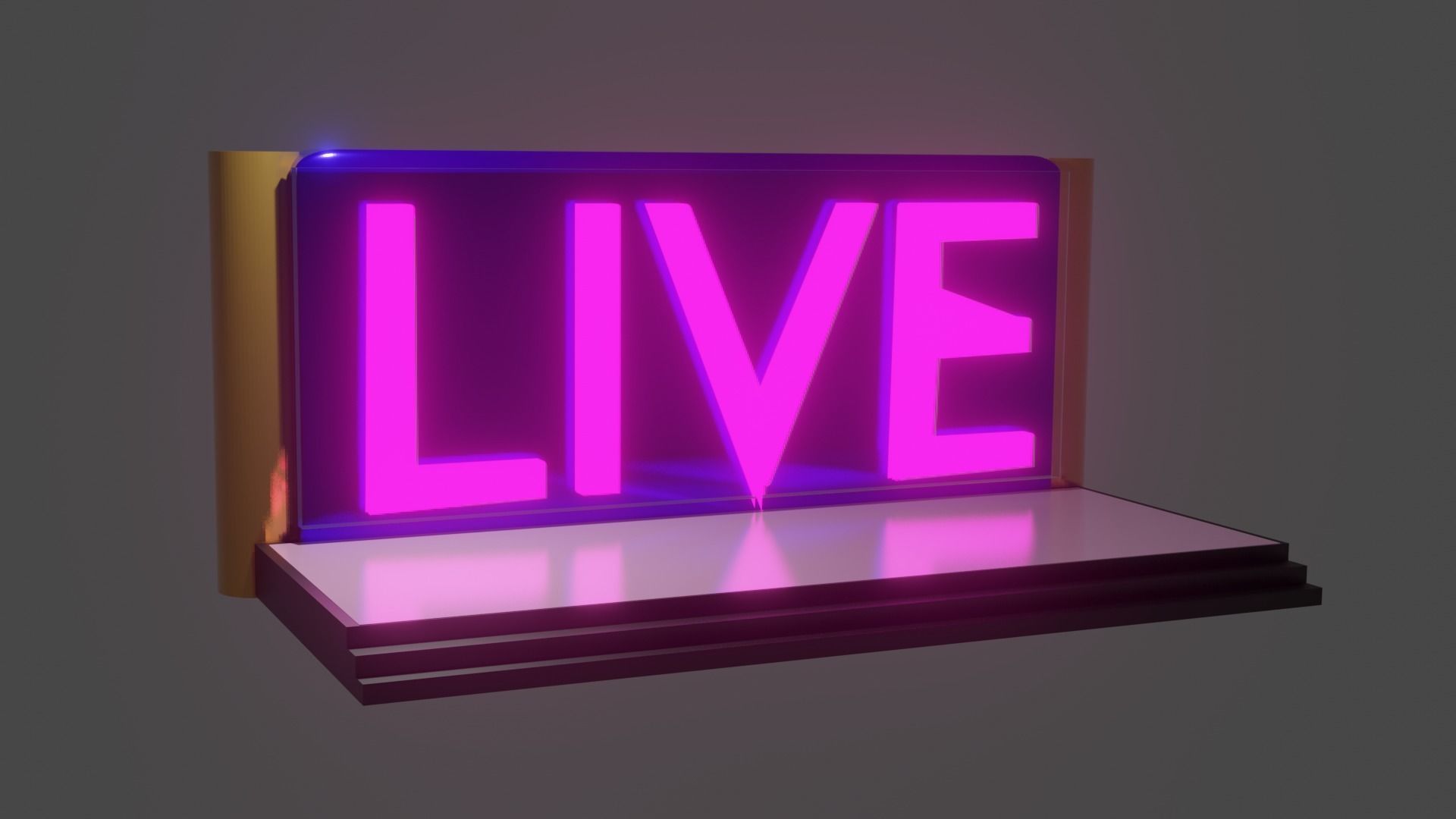 The Live stage 3D model free free 3D model | CGTrader