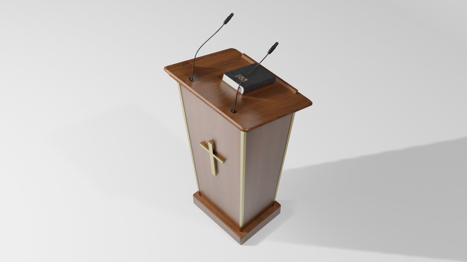 3D model Church Podium VR / AR / low-poly | CGTrader