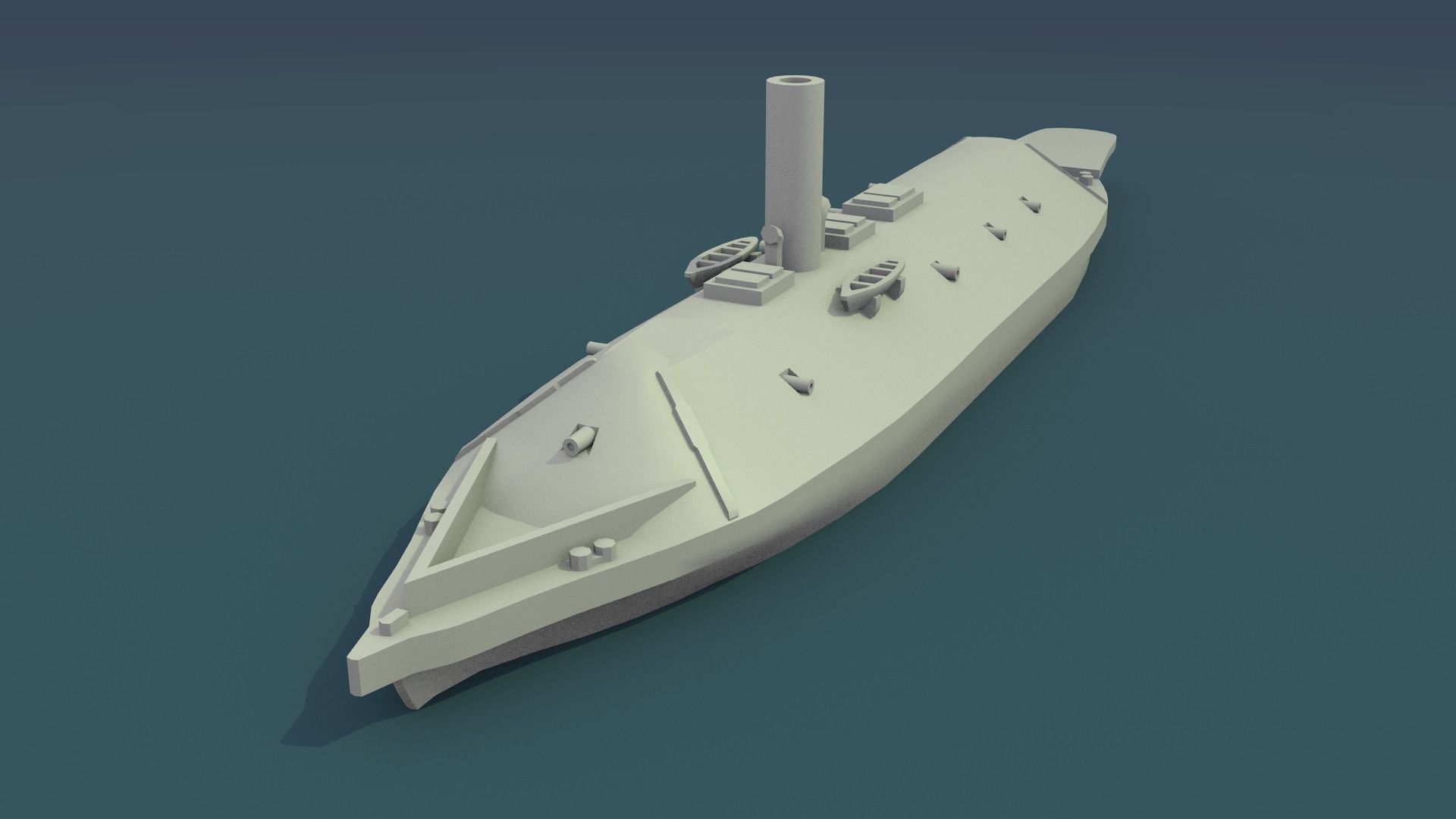 CSS Virginia 1862 3D model 3D printable | CGTrader
