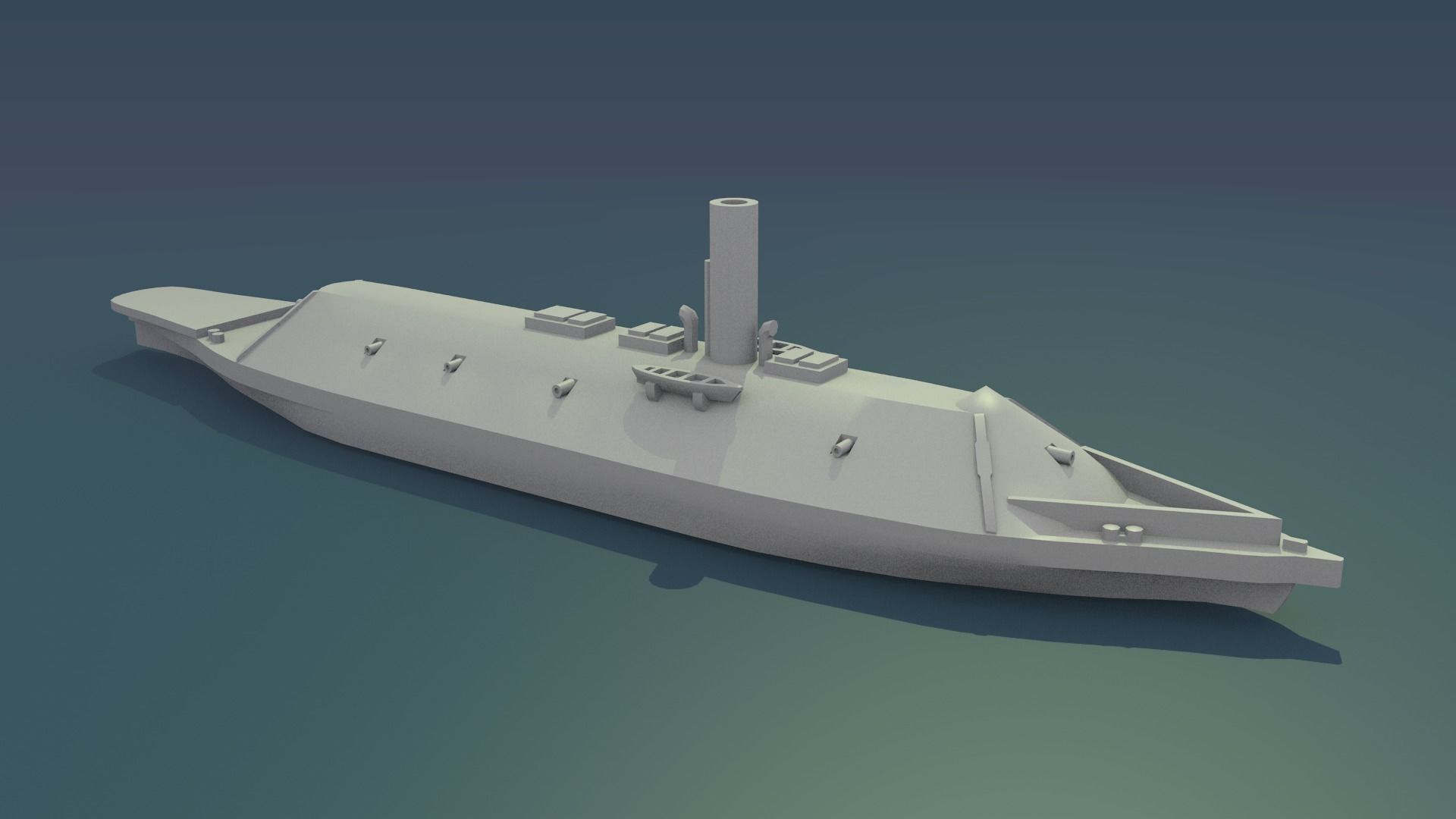 CSS Virginia 1862 3D model 3D printable | CGTrader