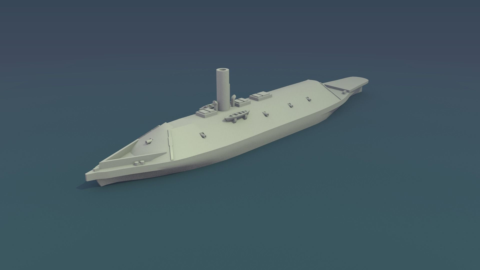 CSS Virginia 1862 3D model 3D printable | CGTrader