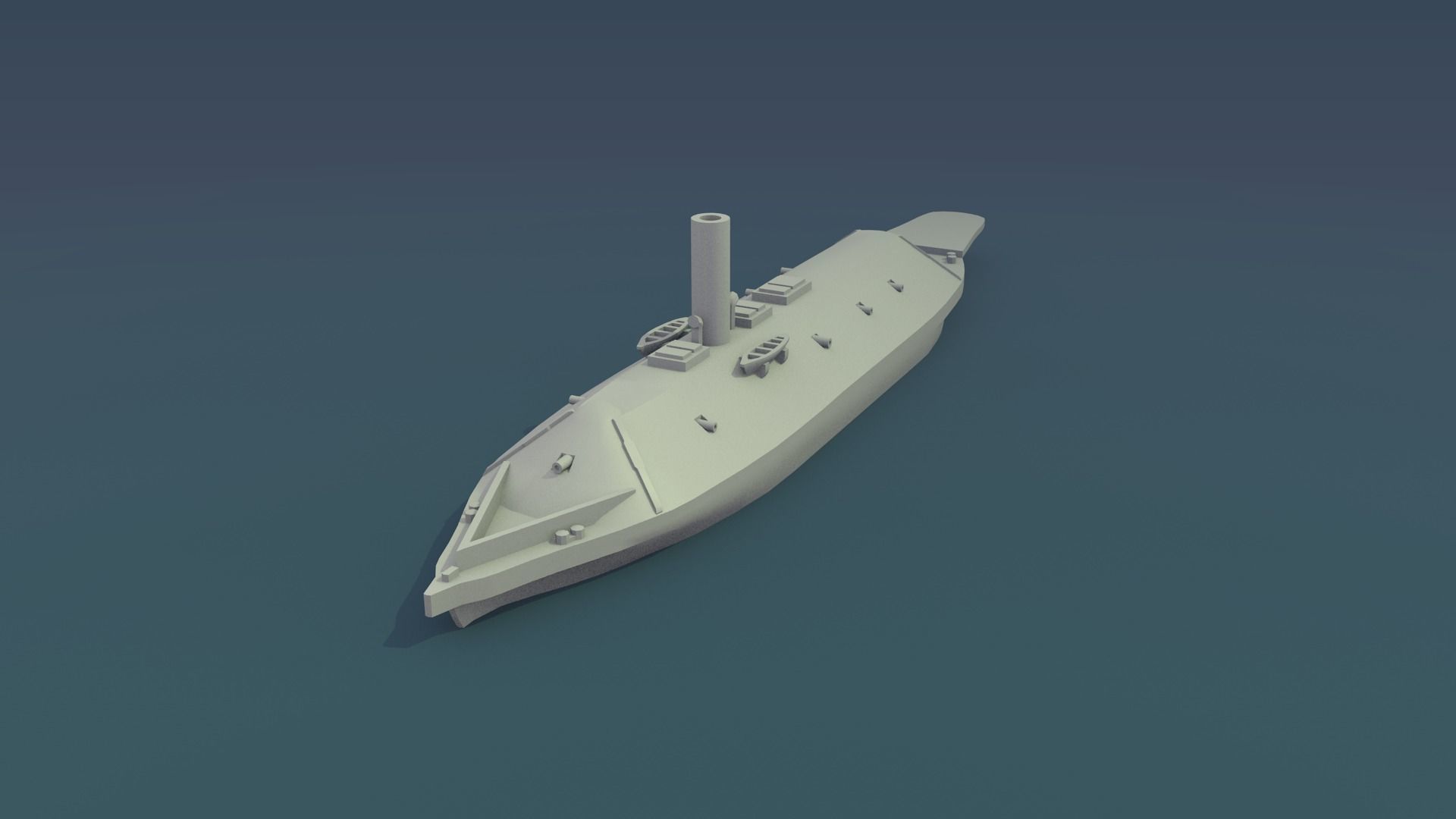 CSS Virginia 1862 3D model 3D printable | CGTrader