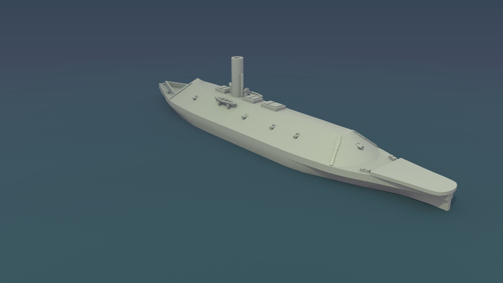 CSS Virginia 1862 3D model 3D printable | CGTrader