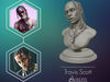 Travis Scott 3D sculpture ready to 3D print 3D model 3D printable ...