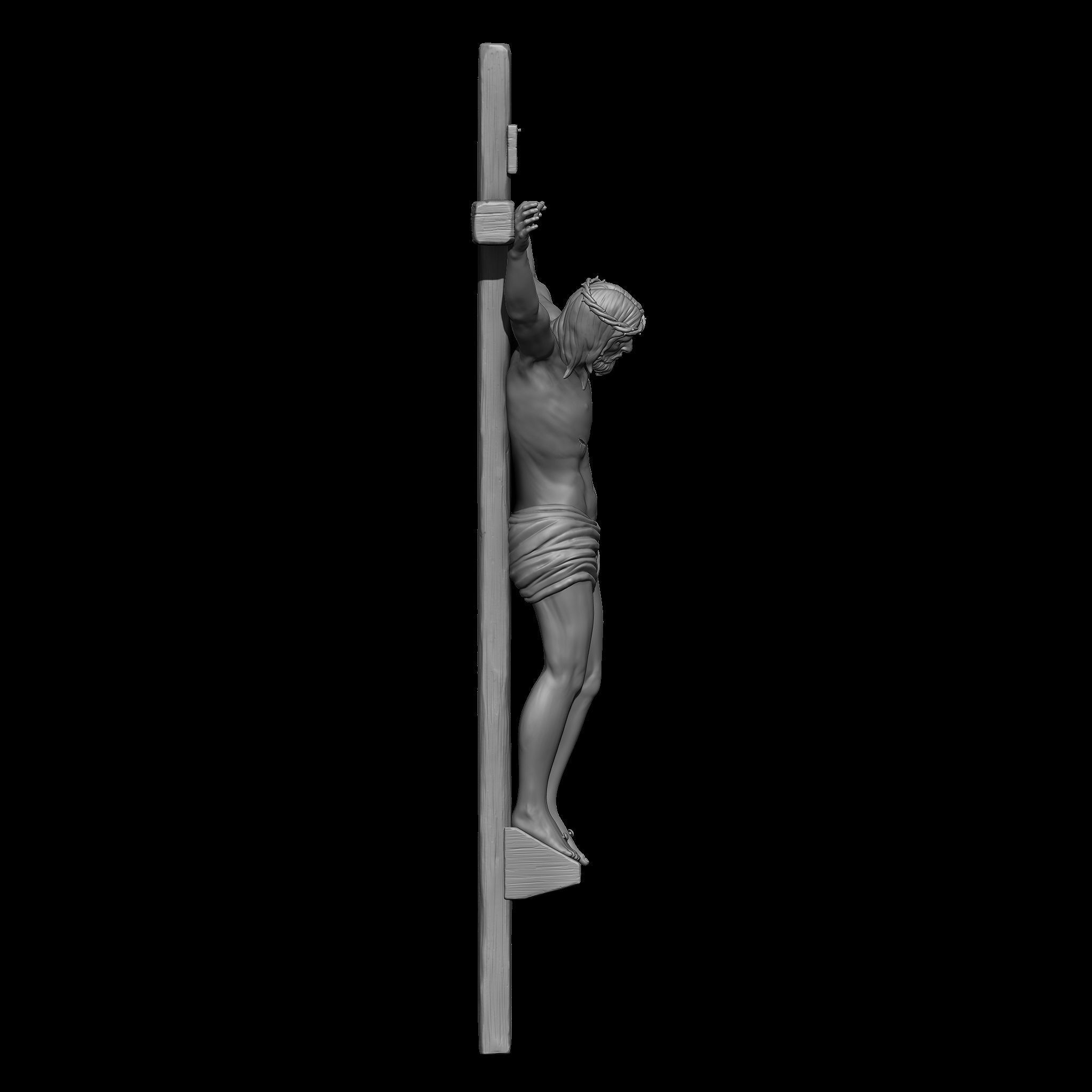 Jesus Christ On The Cross 3D model 3D printable | CGTrader