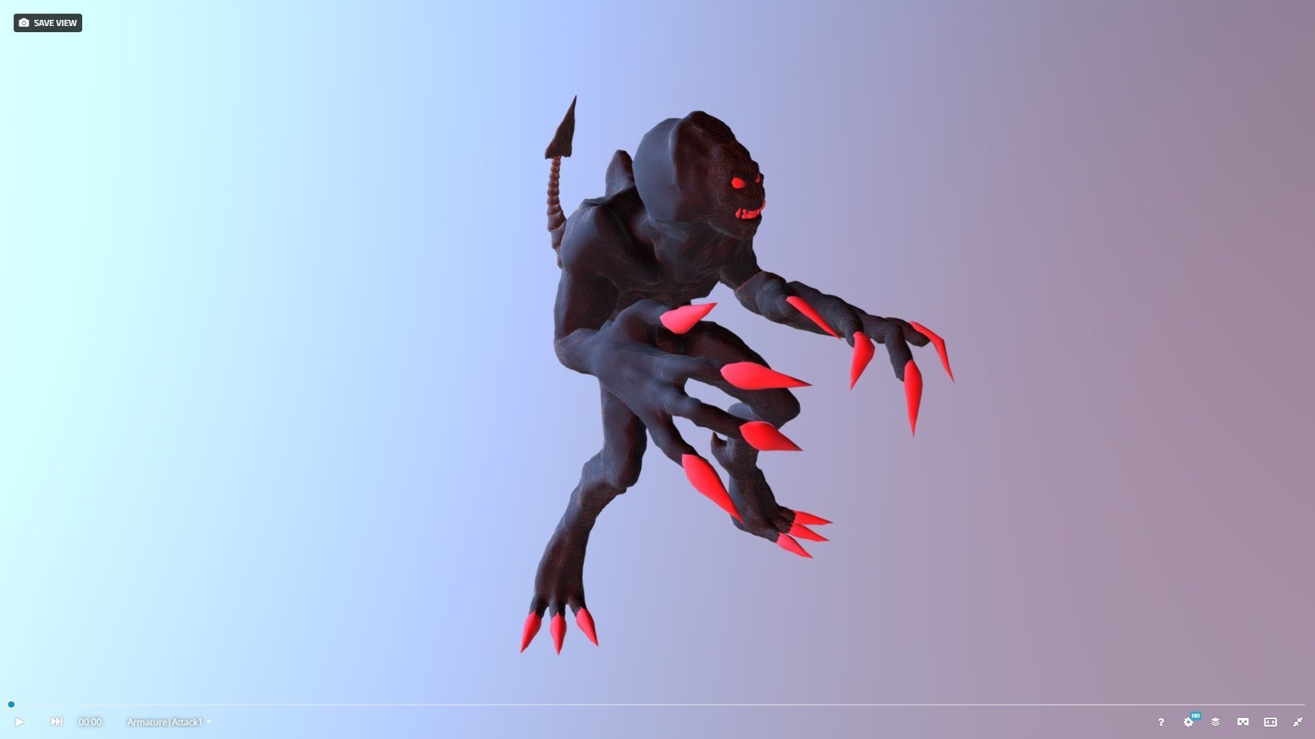 3D model Horror Character VR / AR / low-poly | CGTrader