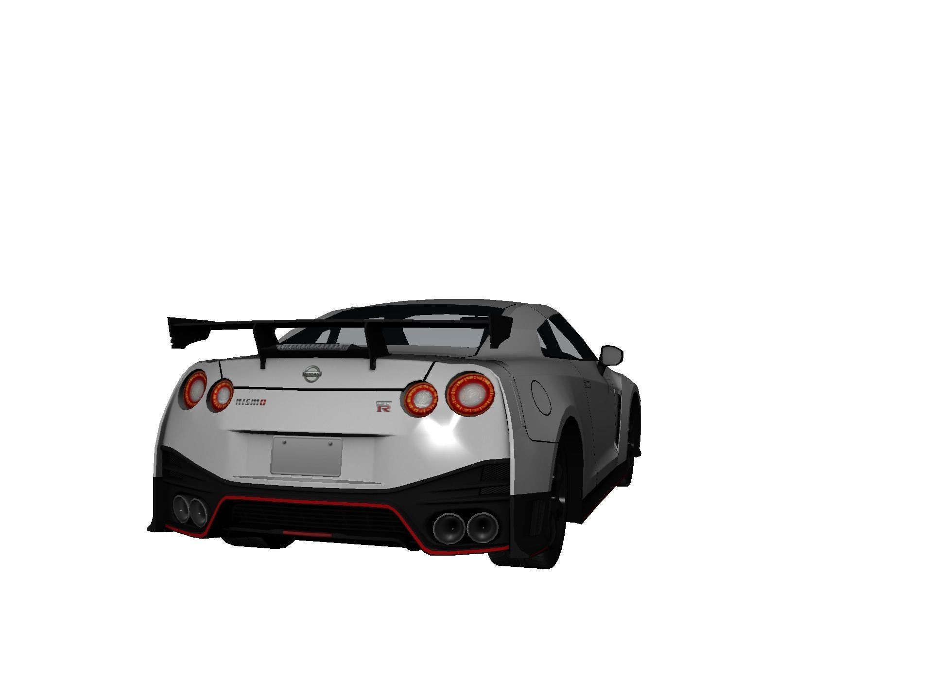 3D model NISSAN GTR NISMO VR / AR / low-poly | CGTrader