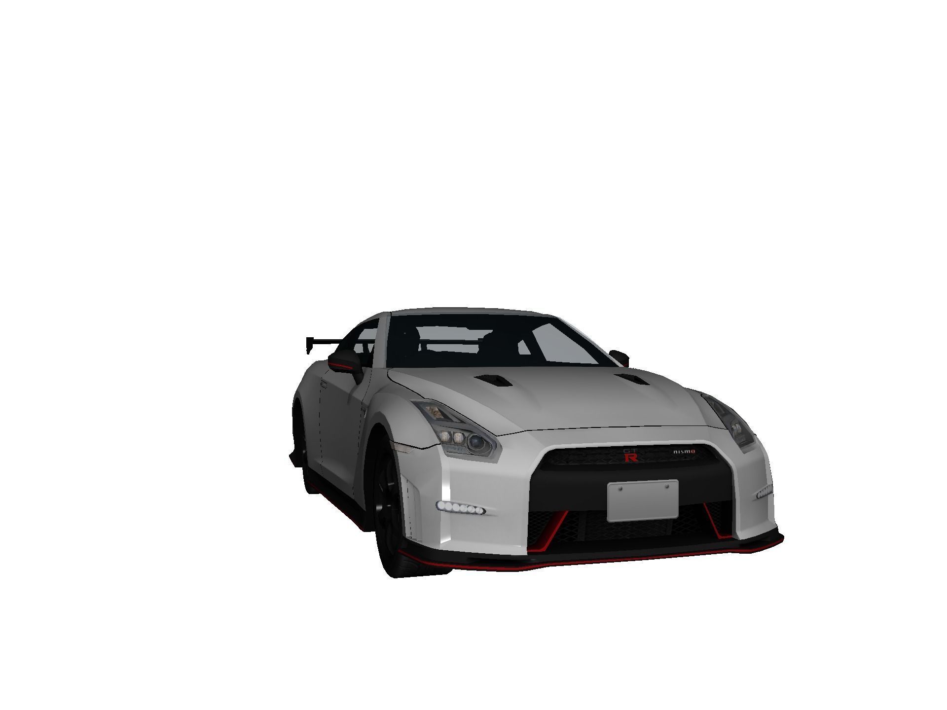 3D model NISSAN GTR NISMO VR / AR / low-poly | CGTrader